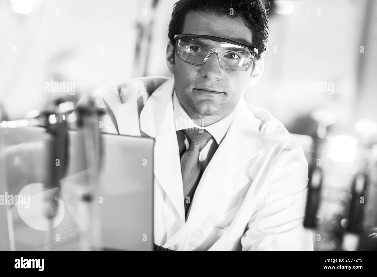 Portrait confident engineer Black and White Stock Photos & Images - Alamy