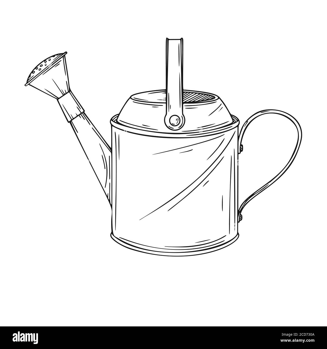 Watering Can Drawing