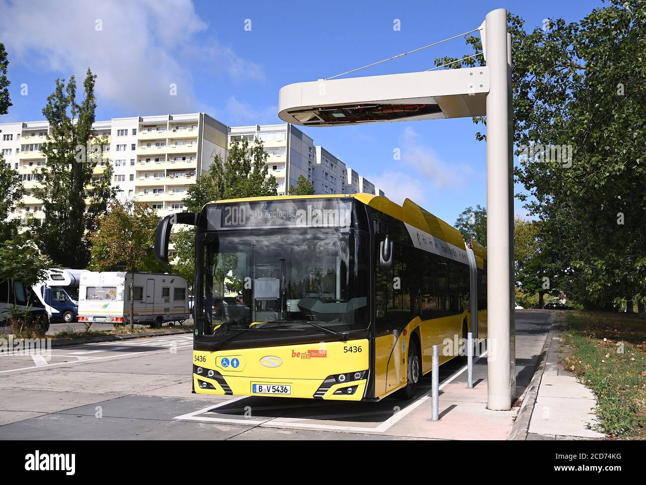Berlin, Germany. 27th Aug, 2020. A new electrically driven articulated ...