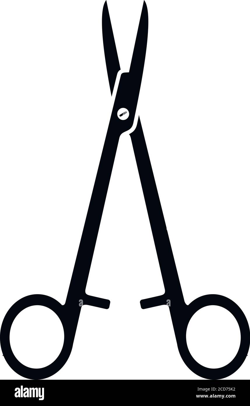Dentist forceps icon. Simple illustration of dentist forceps vector ...