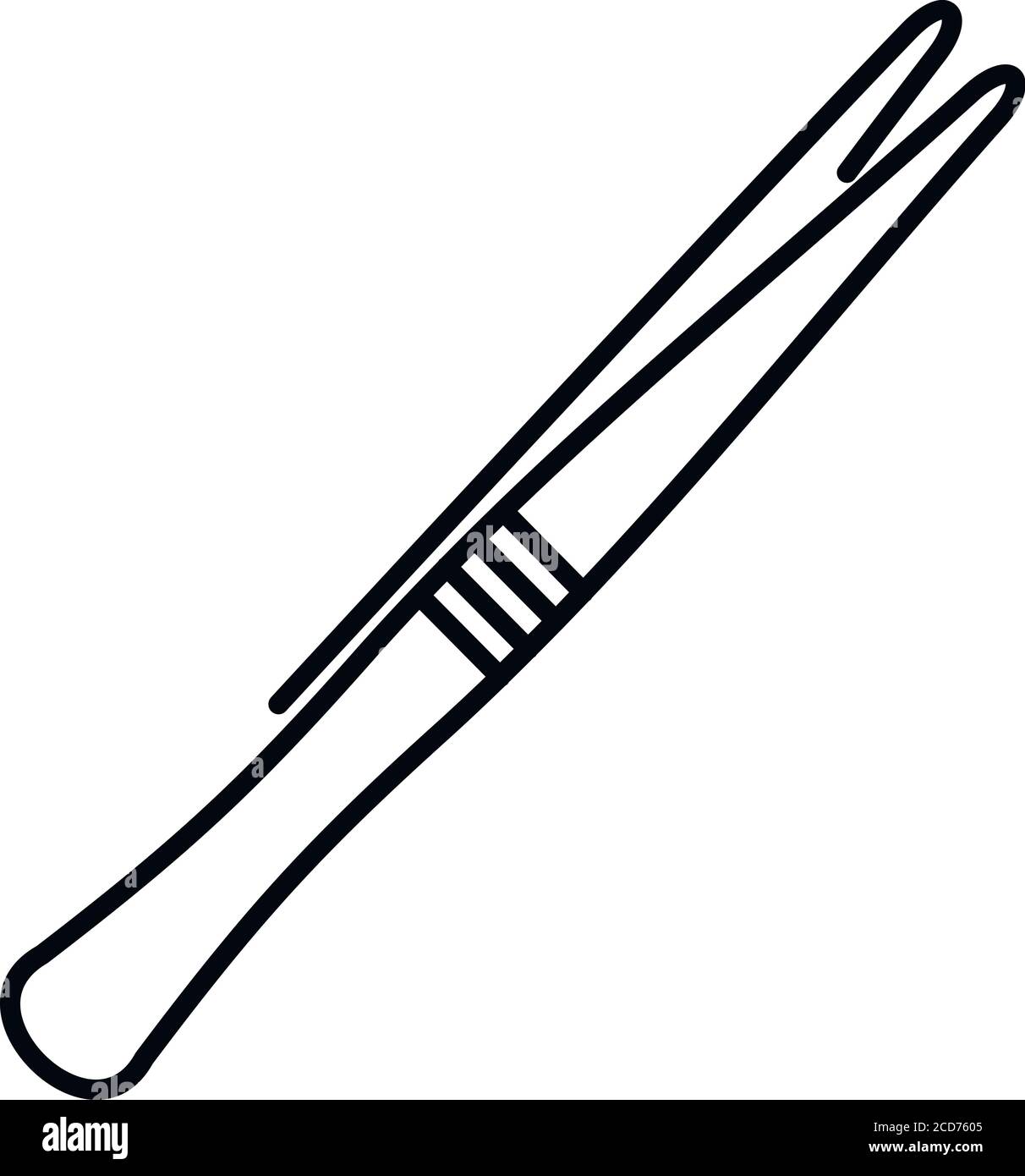 Dentist forceps icon. Outline dentist forceps vector icon for web ...