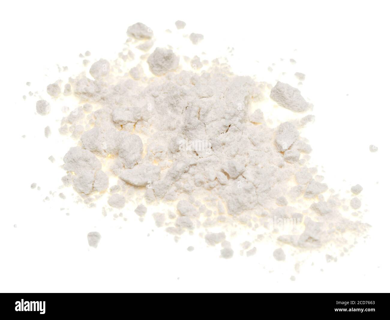 Flour isolated on white background Stock Photo - Alamy