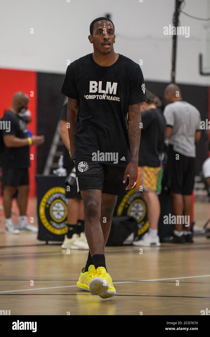 Corona, United States. 22nd Aug, 2020. Compton Magic guard Deshon ...