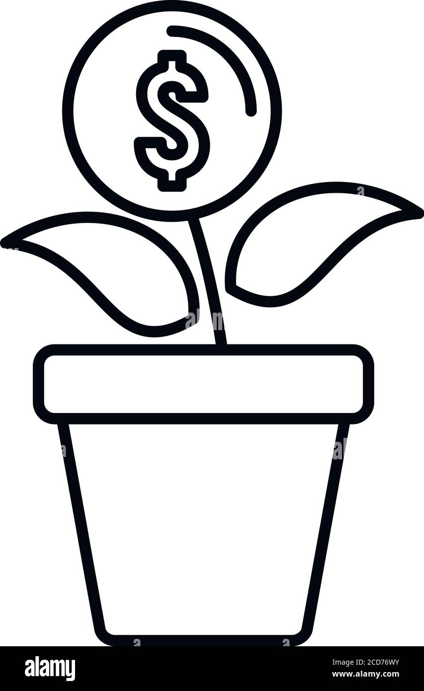 Money Flower Drawing