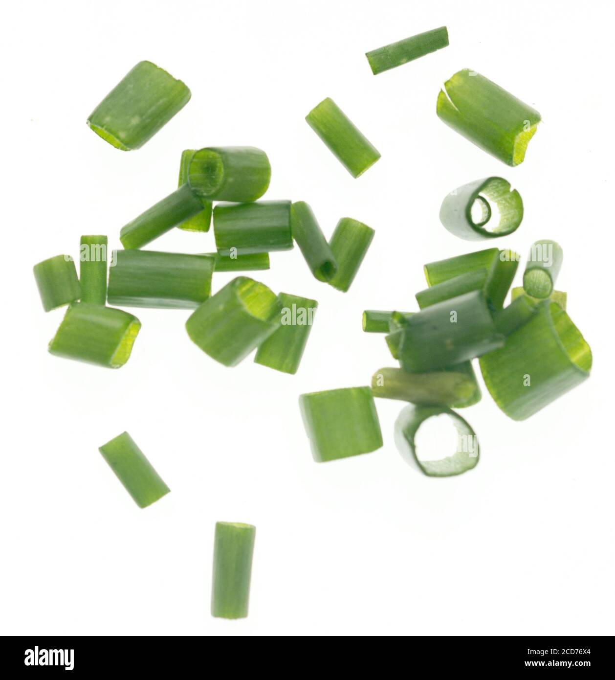 Green onion isolated on white background Stock Photo - Alamy