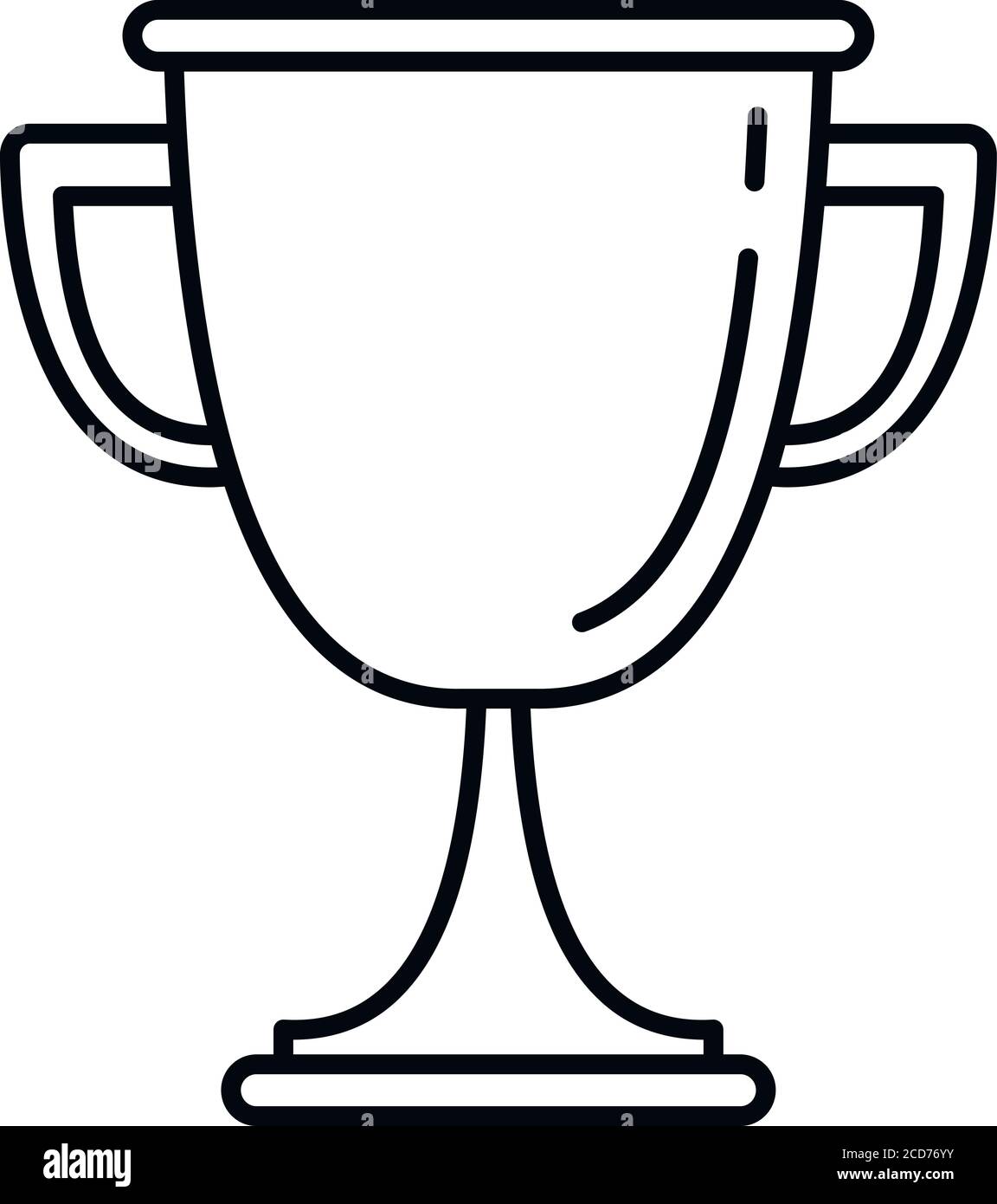 Mission gold cup icon. Outline mission gold cup vector icon for web ...