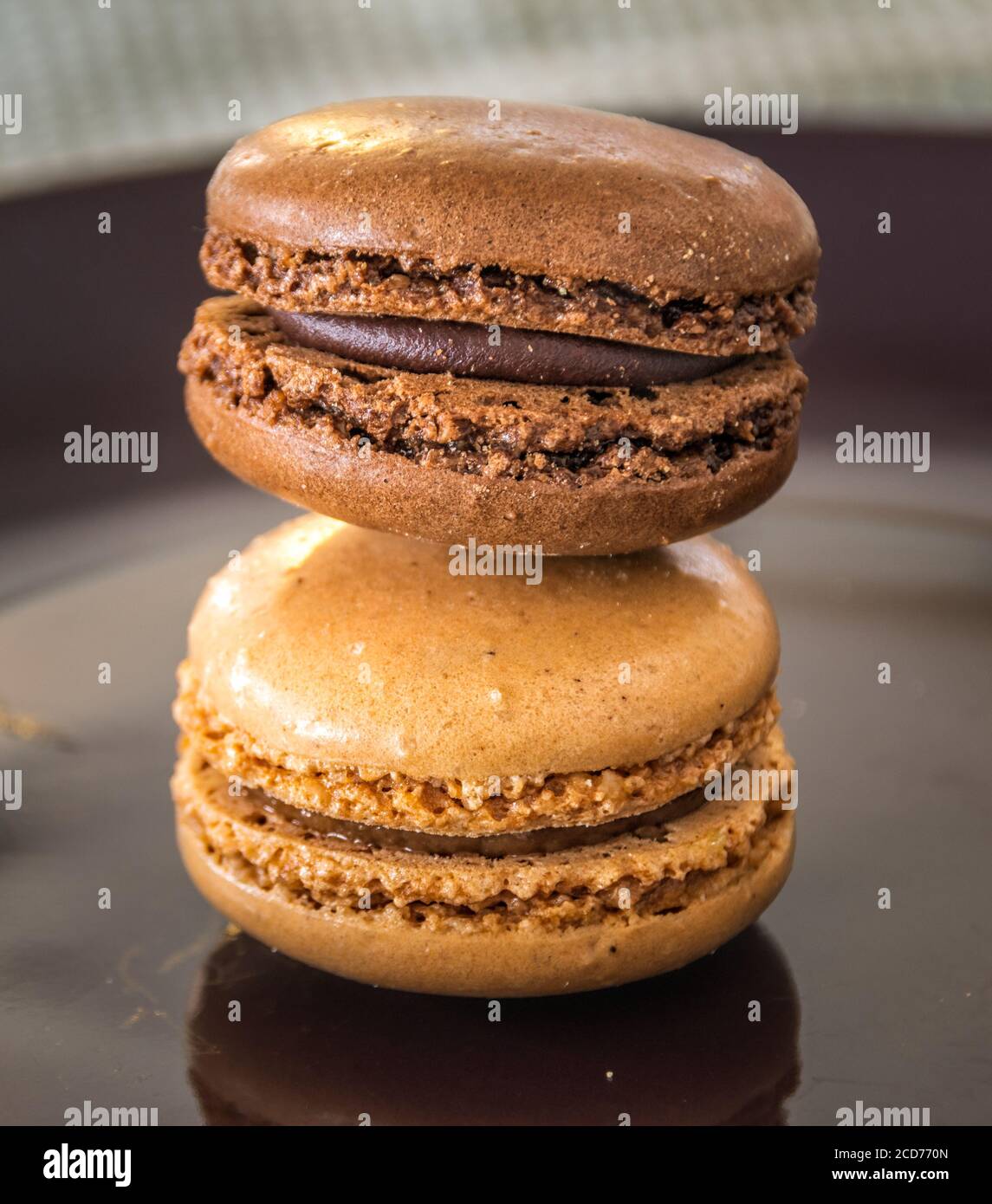 the best French dessert, The Macarons Stock Photo - Alamy