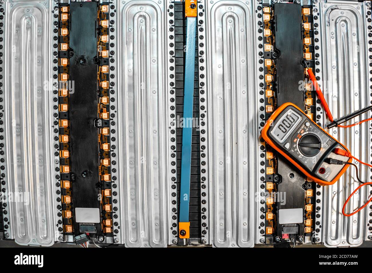electric car battery top view Stock Photo - Alamy