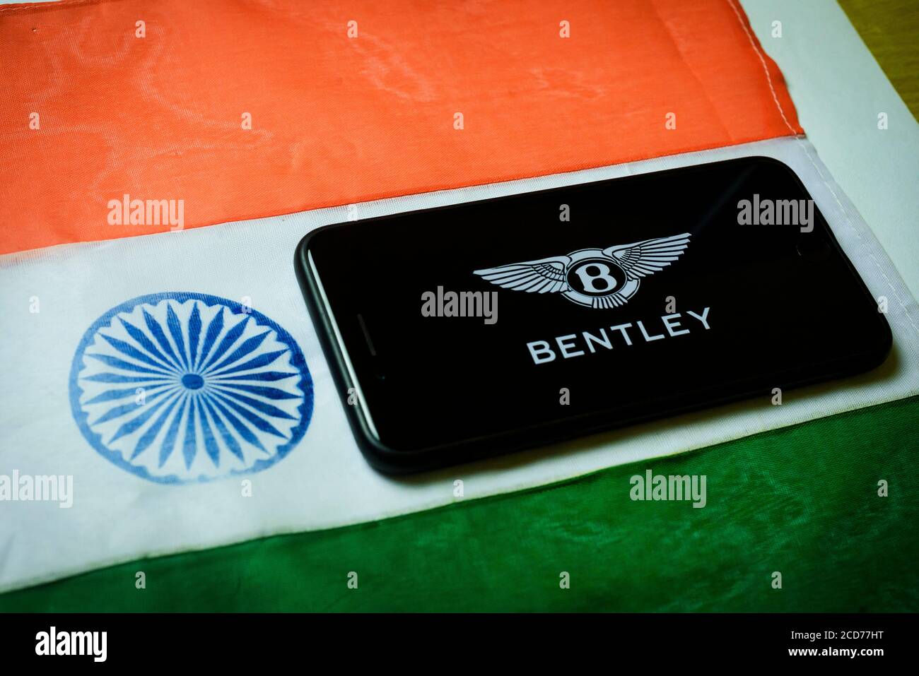 Kolkata, India 27-Aug-2020 : Concept of Apple launching mobile service ...