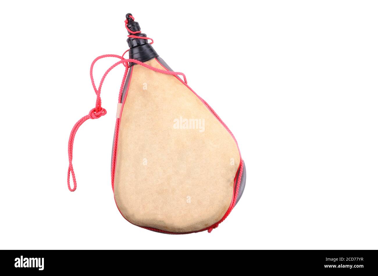 Spanish wineskin isolated on white background Stock Photo - Alamy