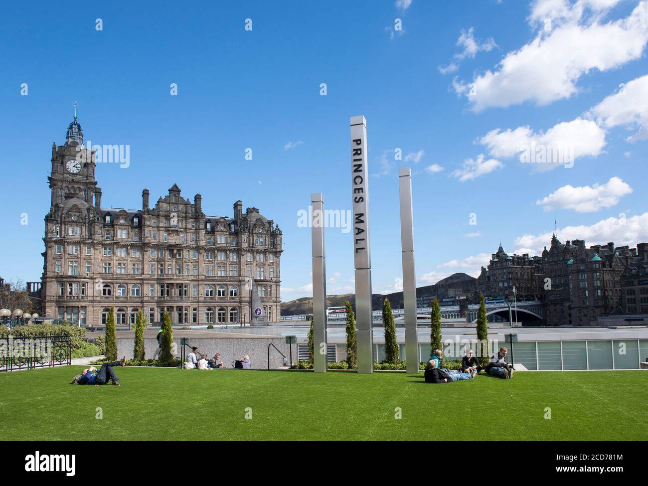 The Balmoral Hotel, Princes Street, Edinburgh, Scotland Stock Photo - Alamy
