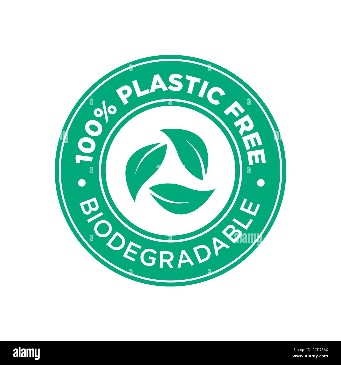 Biodegradable plastic eco icon hi-res stock photography and images - Alamy