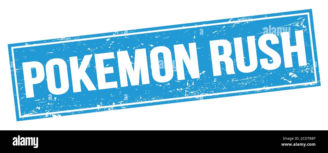 Pokemon rush text hi-res stock photography and images - Alamy