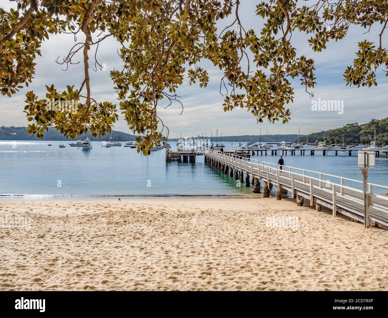 Balmoral Beach on a cloudy summer afternoon Stock Photo - Alamy