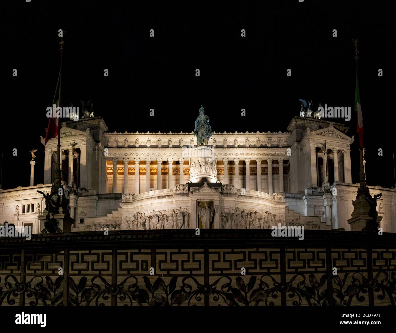 Altare della Patria, one of the most famous monument of Rome Stock ...