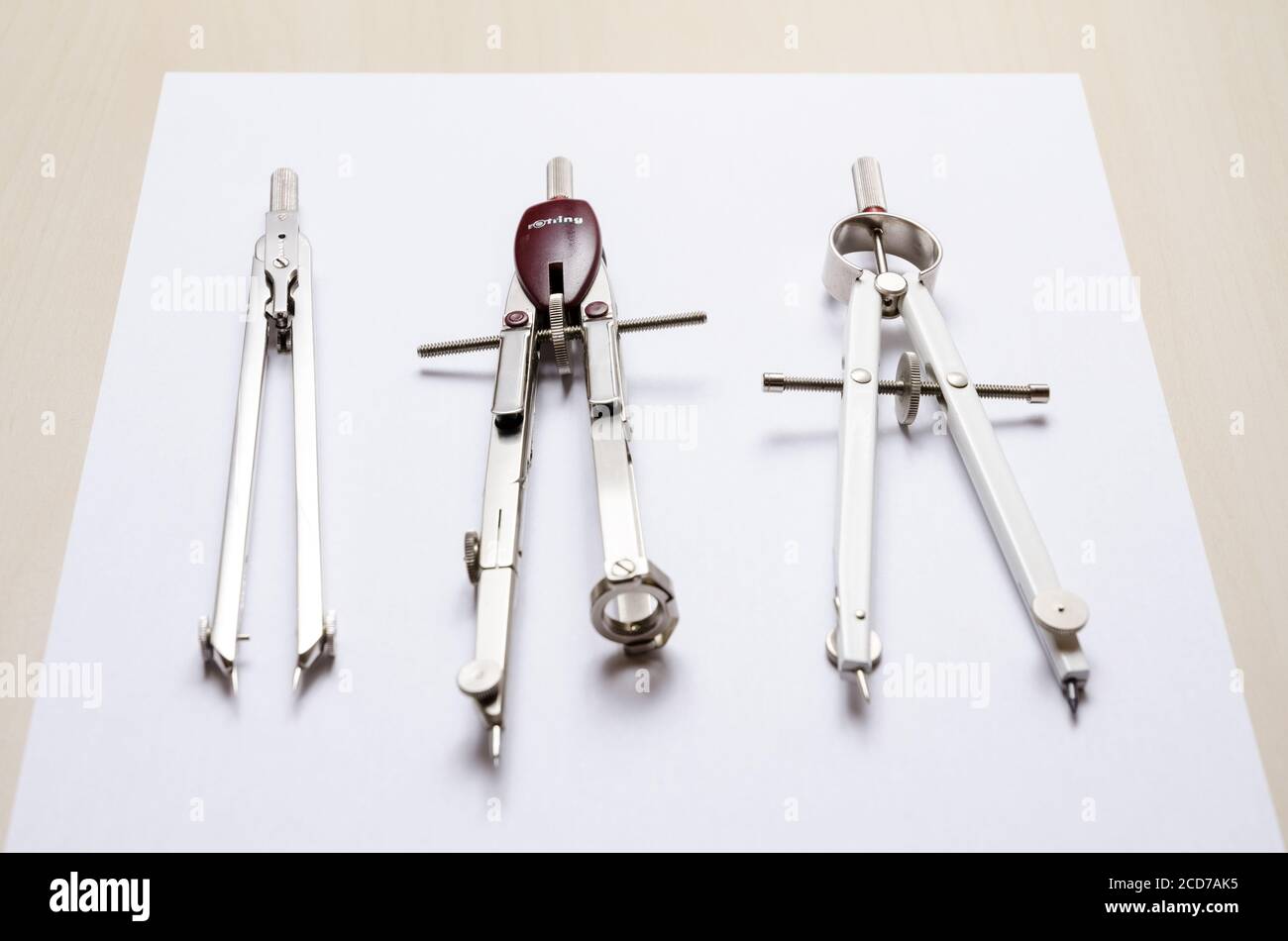 Compasses tool hi-res stock photography and images - Alamy