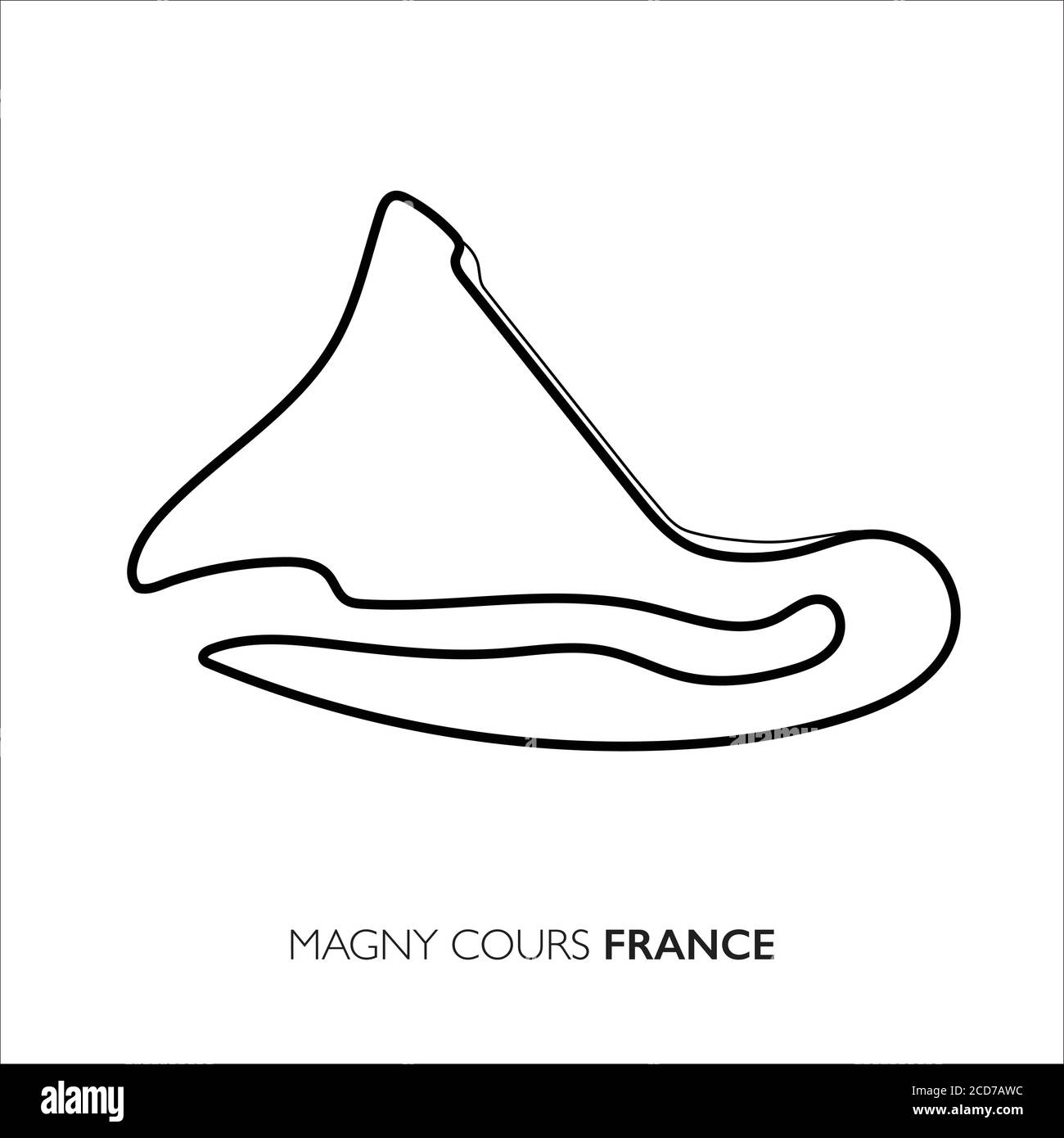 Magny cours Stock Vector Images - Alamy