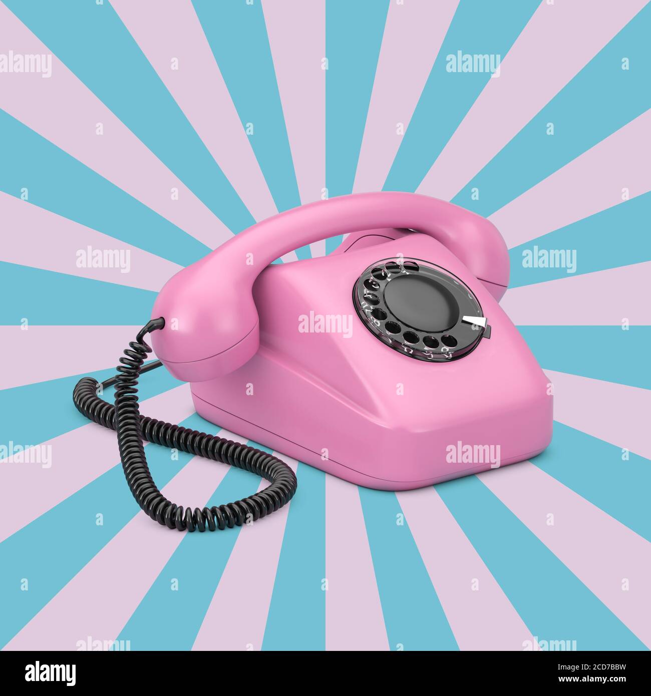 Pink Rotary Phone