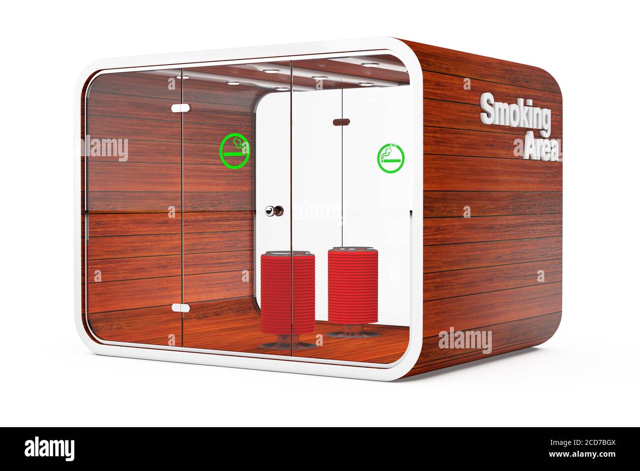 Smoking Booth. Special Room for Smokers. Smoking Area for Cigarettes ...