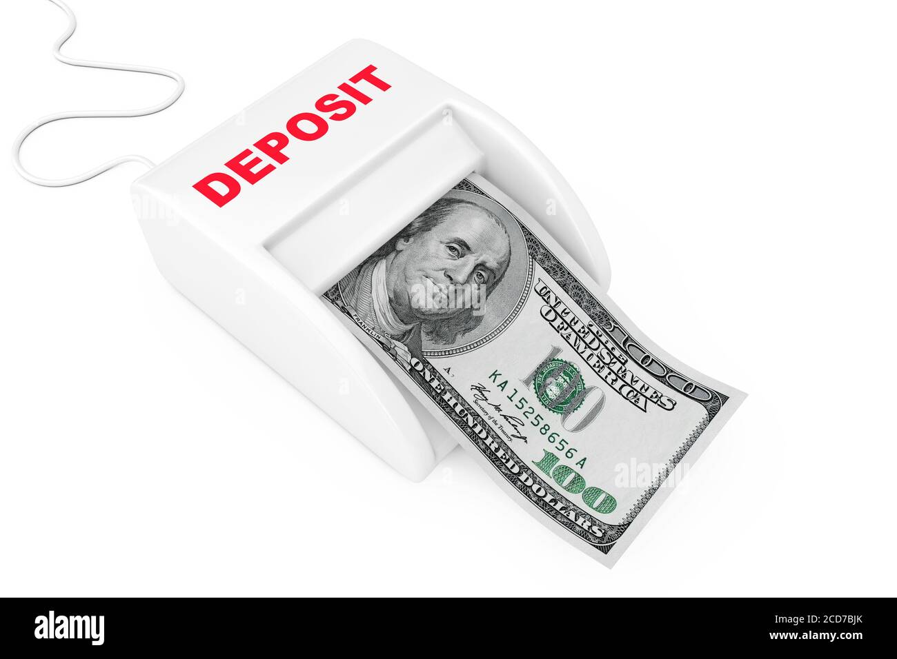 Make Money with Deposit Concept. Money Maker Deposit Machine with ...