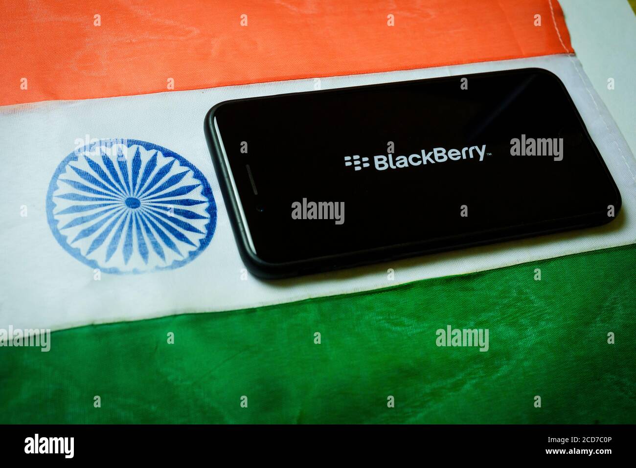 Kolkata, India 27-Aug-2020 : Concept of Apple launching mobile service ...