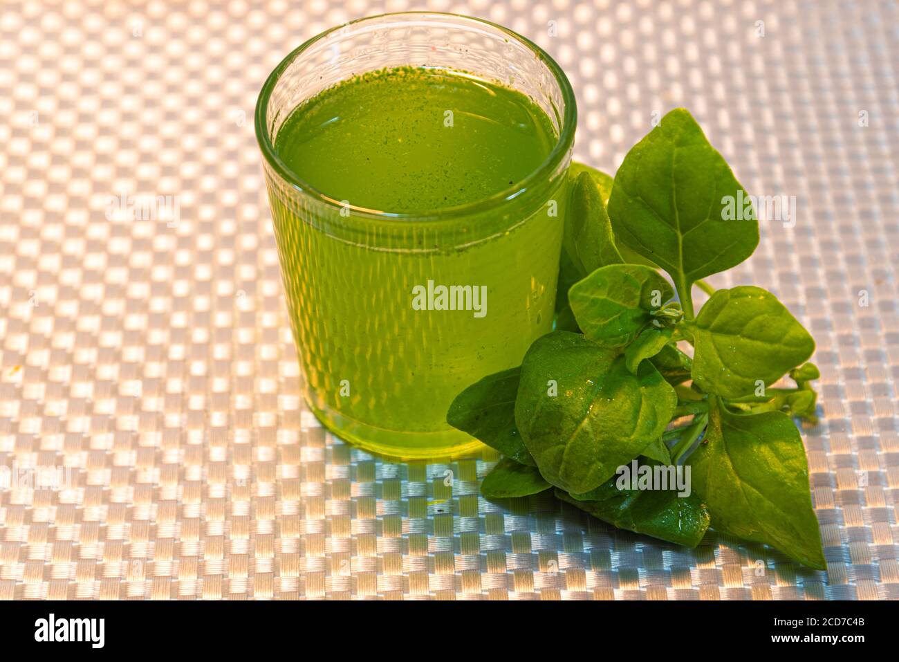 Spinach juice. Detox drink. Green juice. Natural drink and diet for ...