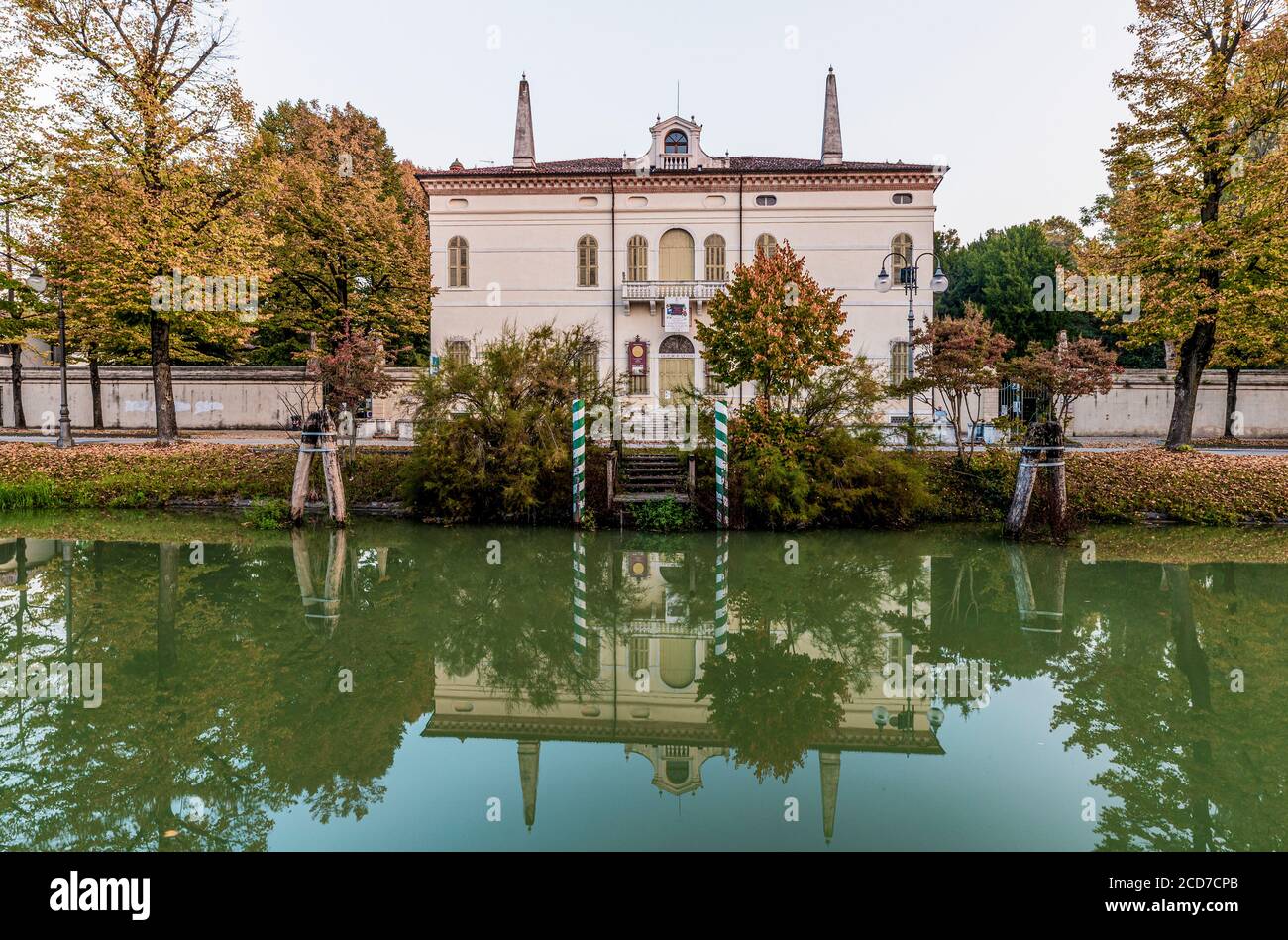 Italy Veneto Riviera del Brenta MIra - Villa Contarini dei Leoni Stock ...