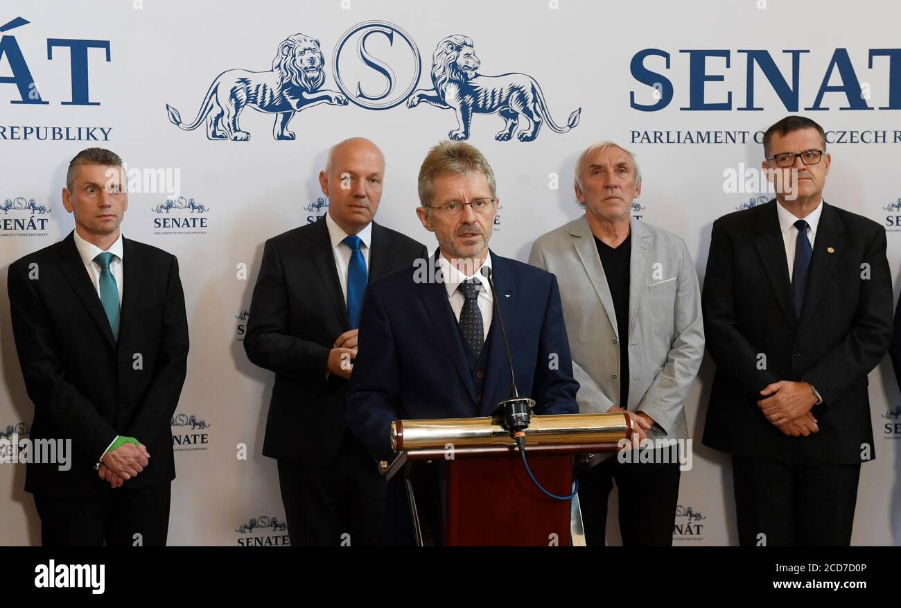 L-R Czech-Taiwanese Business Chamber president Pavel Divis, Head of ...