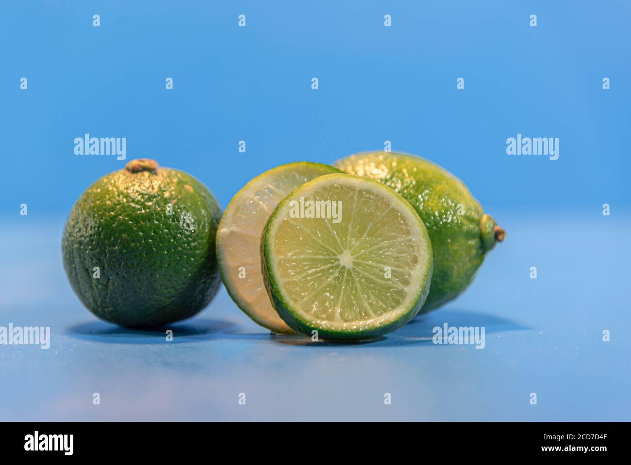 Tahiti lemon (Citrus × latifolia). Fresh fruits. Citrus × latifolia is ...