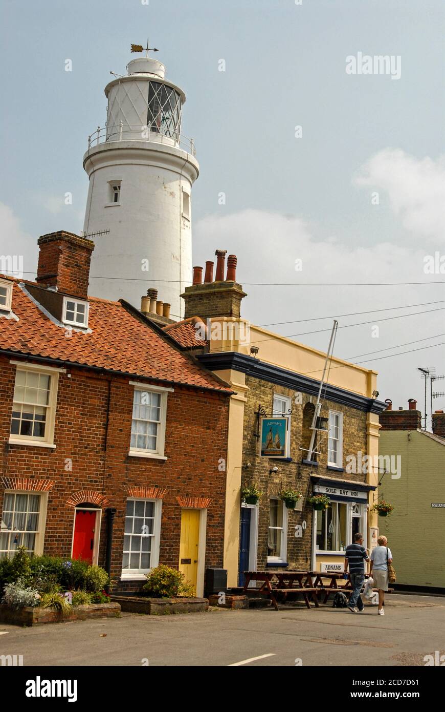A Victorian built Southwold Lighthouse in the town of Southwold, a ...