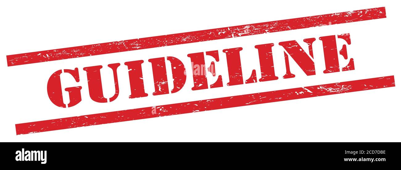 Guideline stamp hi-res stock photography and images - Alamy