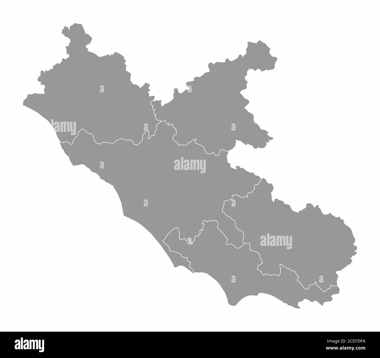 Lazio map Stock Vector Images - Alamy