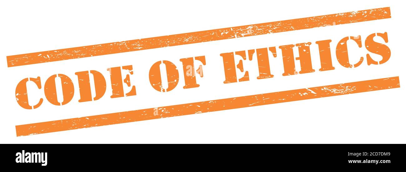 Code of ethics stamp hi-res stock photography and images - Alamy