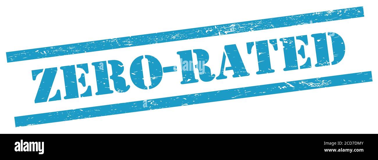 Zero rated text hi-res stock photography and images - Alamy