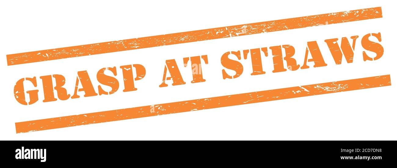 Grasp at straws stamp hi-res stock photography and images - Alamy
