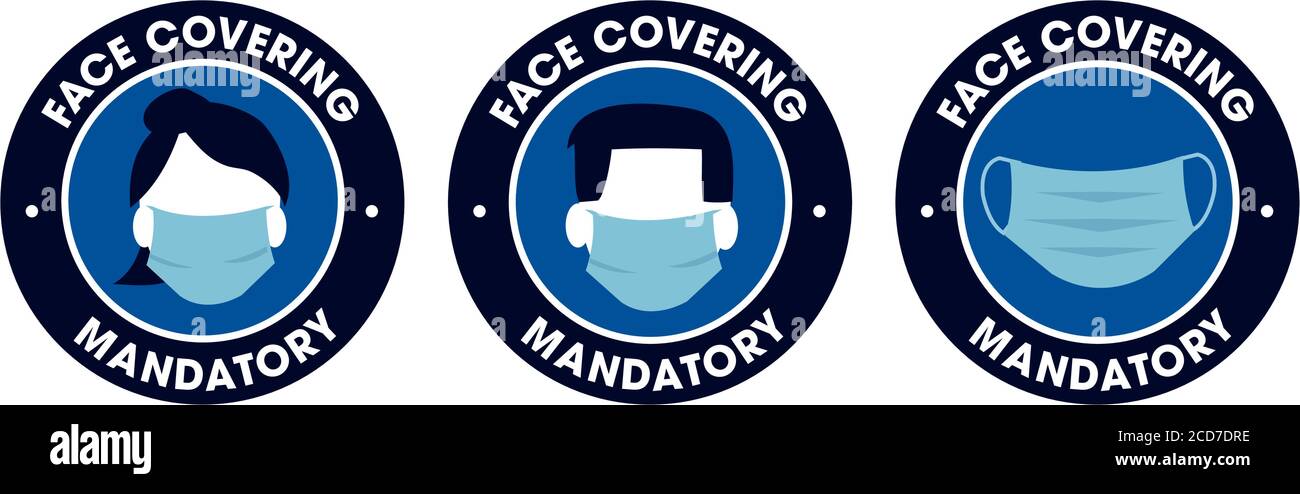 Face protection covid Stock Vector Images - Alamy
