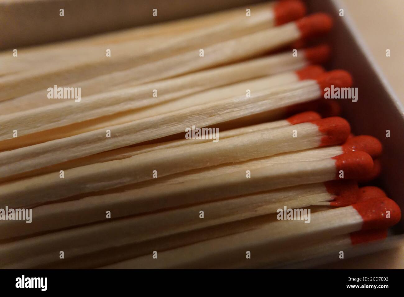 Red matchsticks in a box hi-res stock photography and images - Alamy
