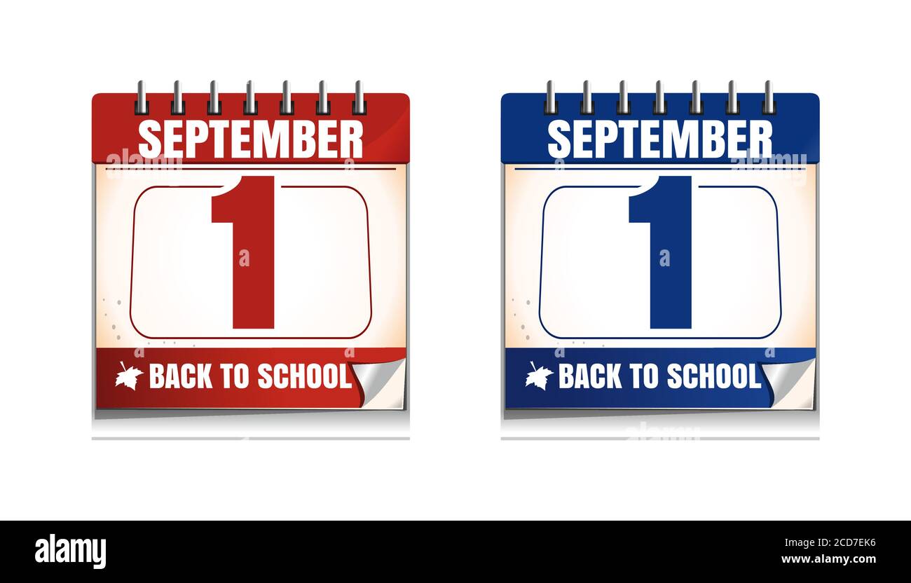 School day calendar hi-res stock photography and images - Alamy