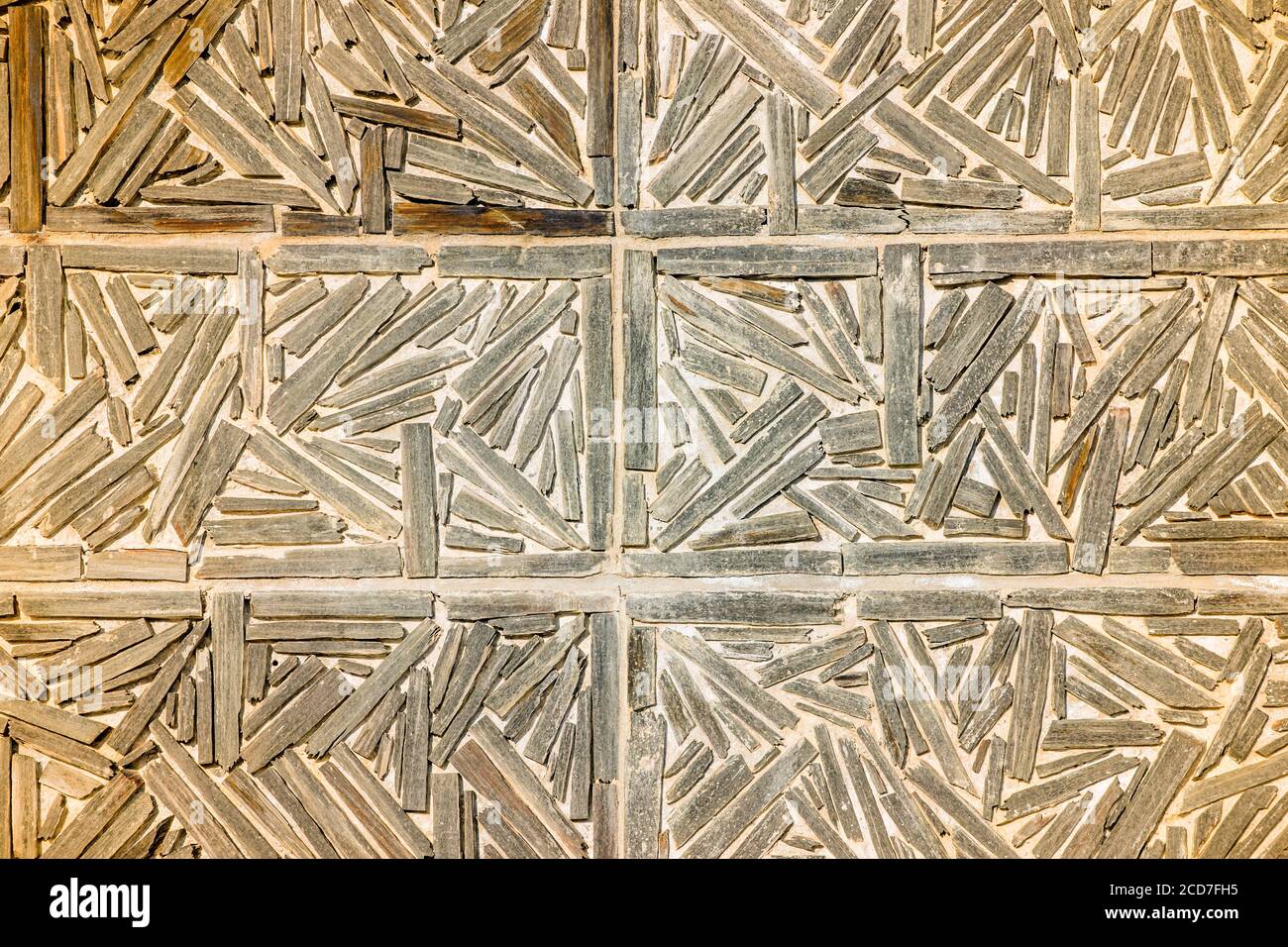 Closeup shot of a beautiful wall made with ceramic tiles Stock Photo ...