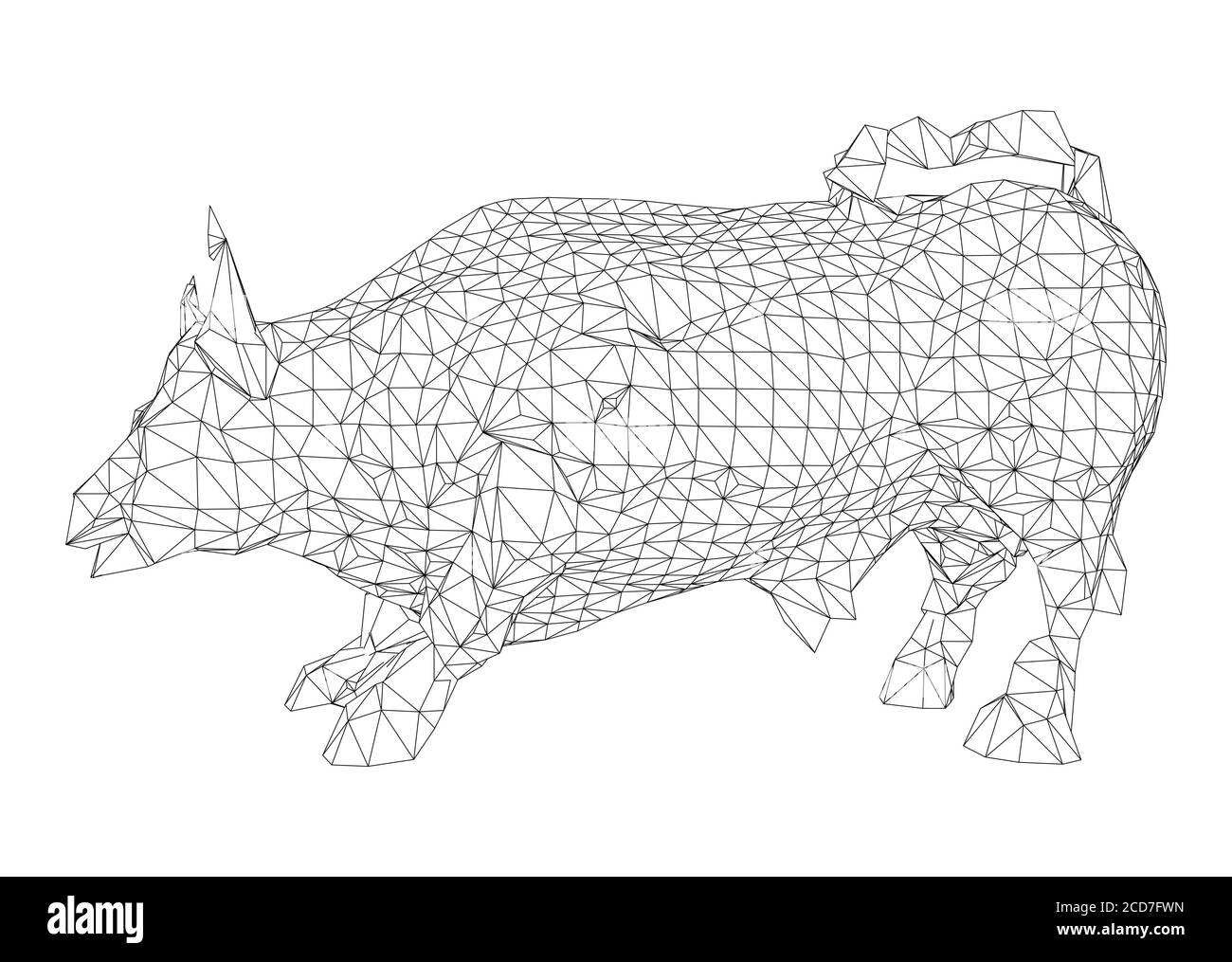Charging Bull Vector