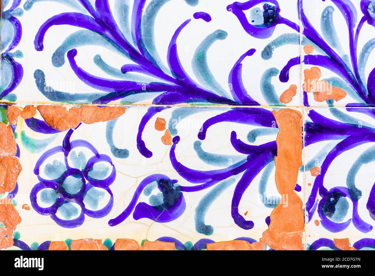 Closeup shot of a beautiful wall made with ceramic tiles Stock Photo ...