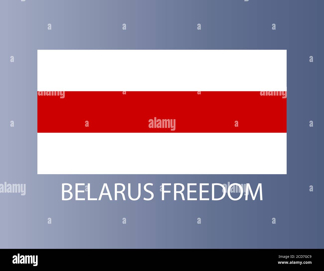 National, historical flag Belarus, white-red-white. Vector illustration ...