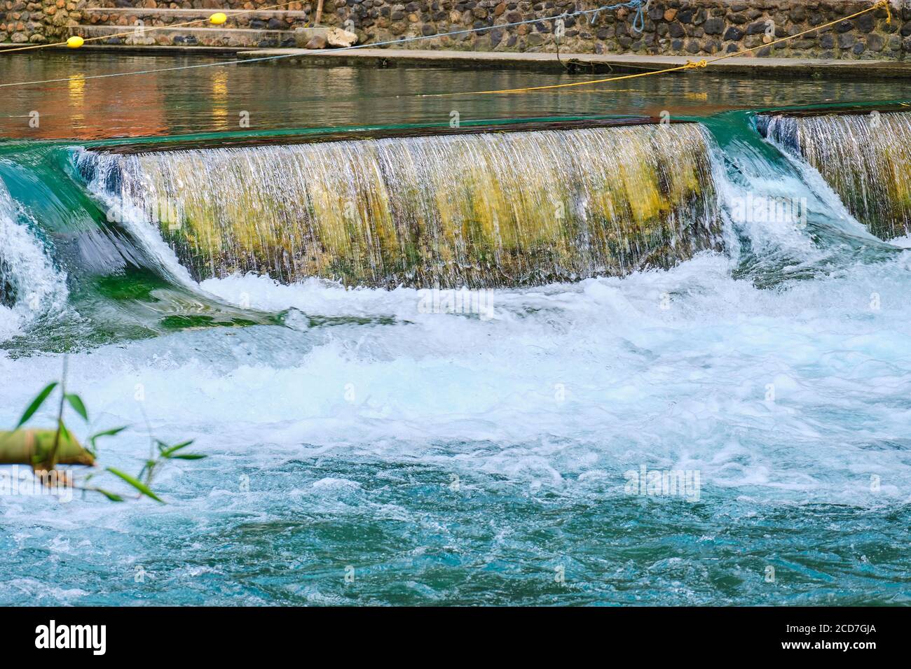 Panay, Philippines - Jan 23, 2020: malumpati Cold Spring campground ...