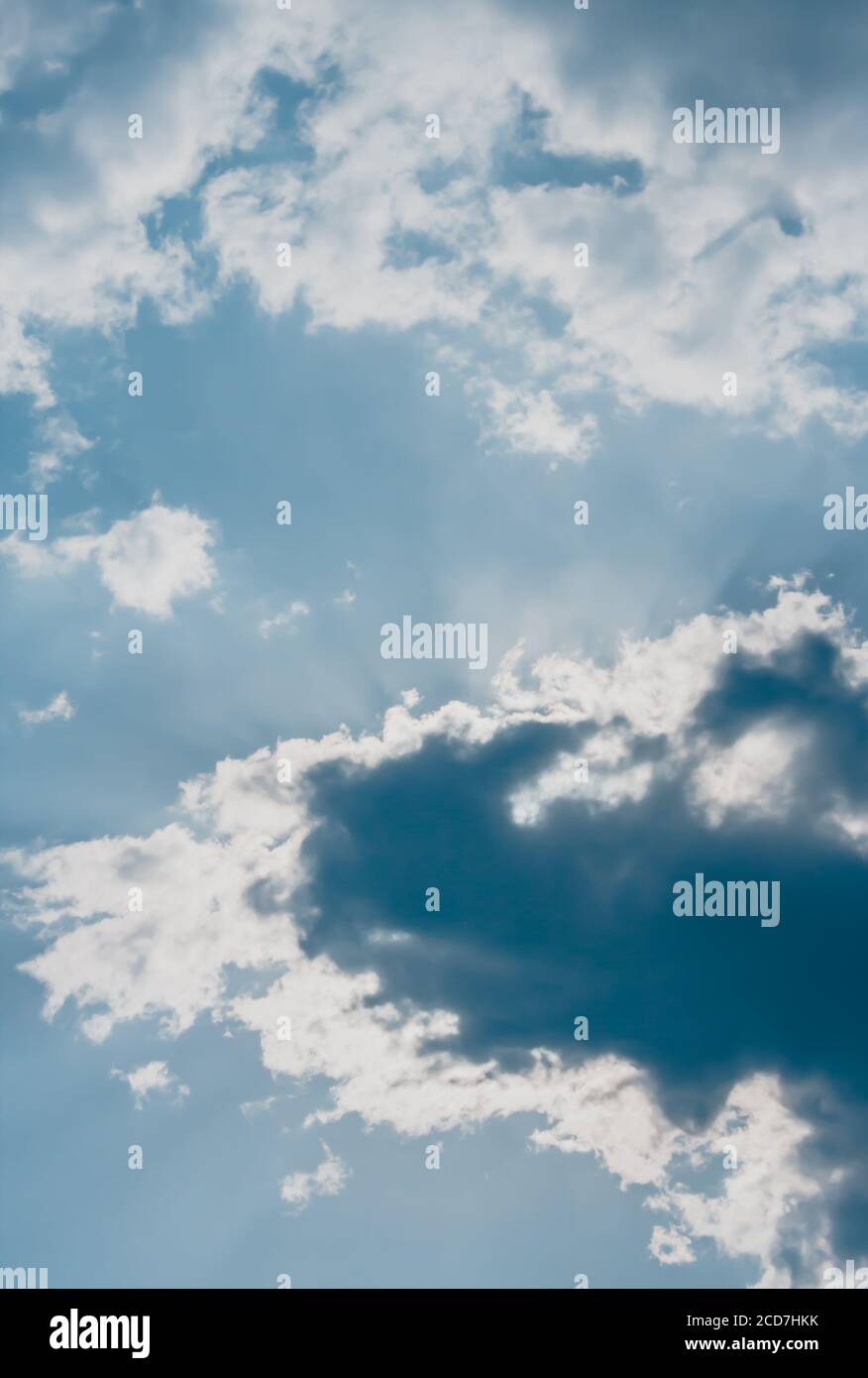 hot summer sky blue scene Stock Photo - Alamy