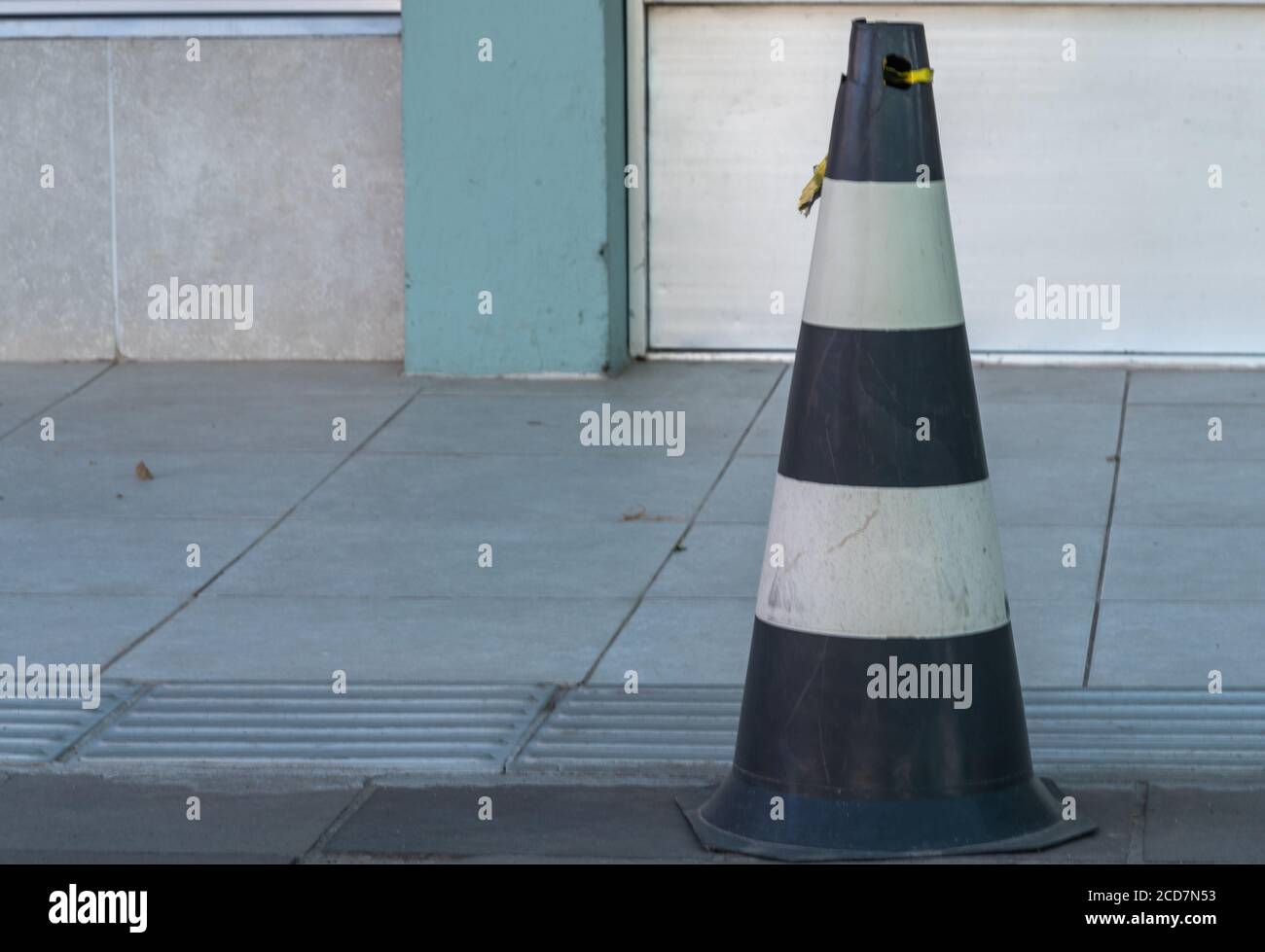 Signaling cone. Pedestrian traffic. symbol of mobility. Traffic and ...
