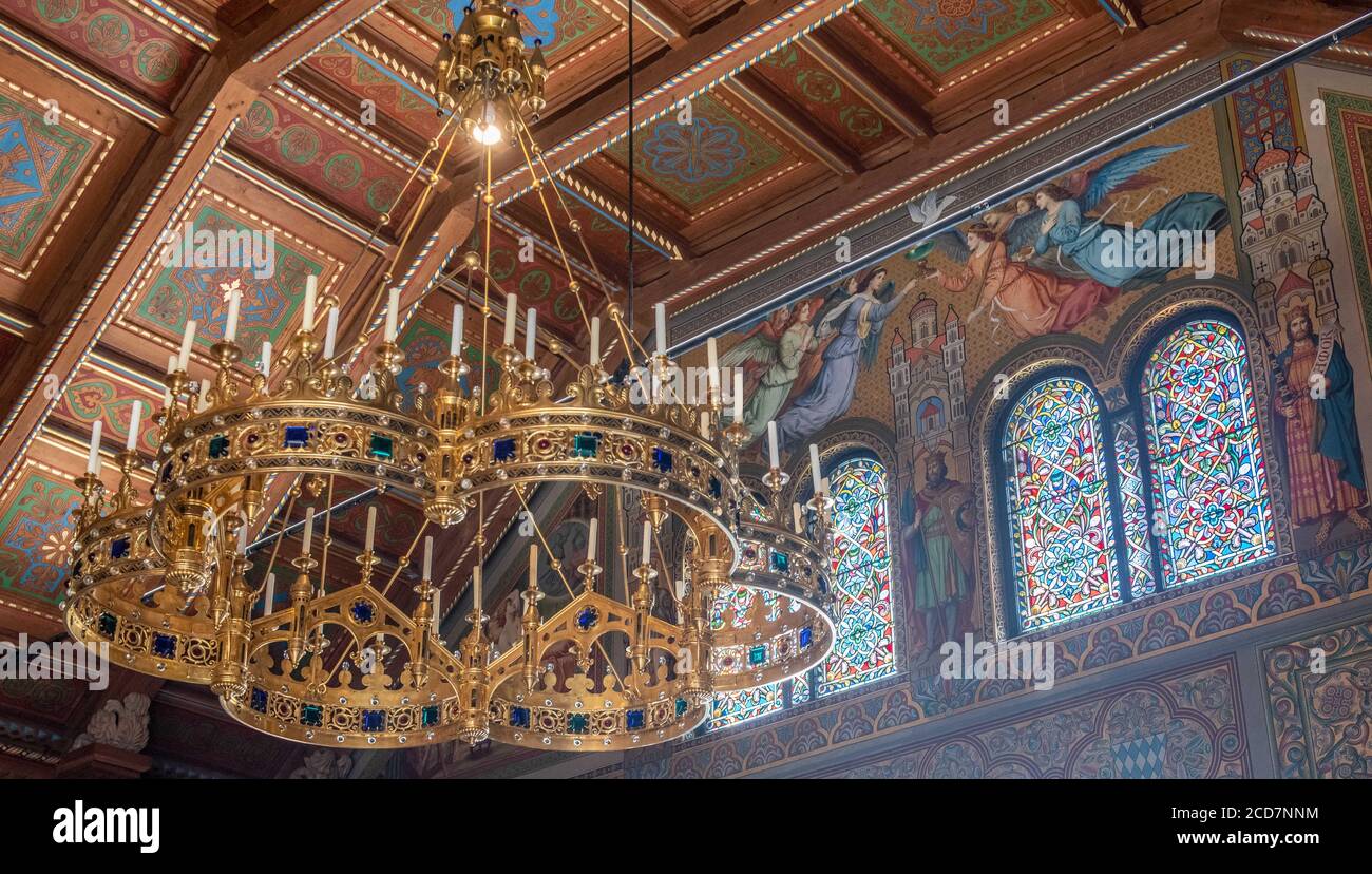 Singers hall neuschwanstein hi-res stock photography and images - Alamy