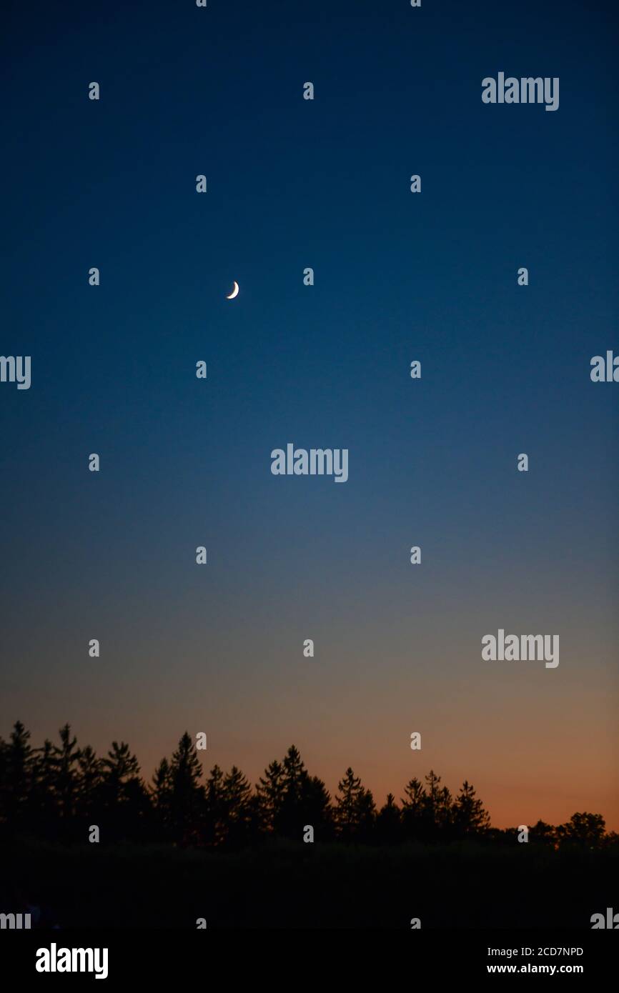 Blue hour sunset hi-res stock photography and images - Alamy