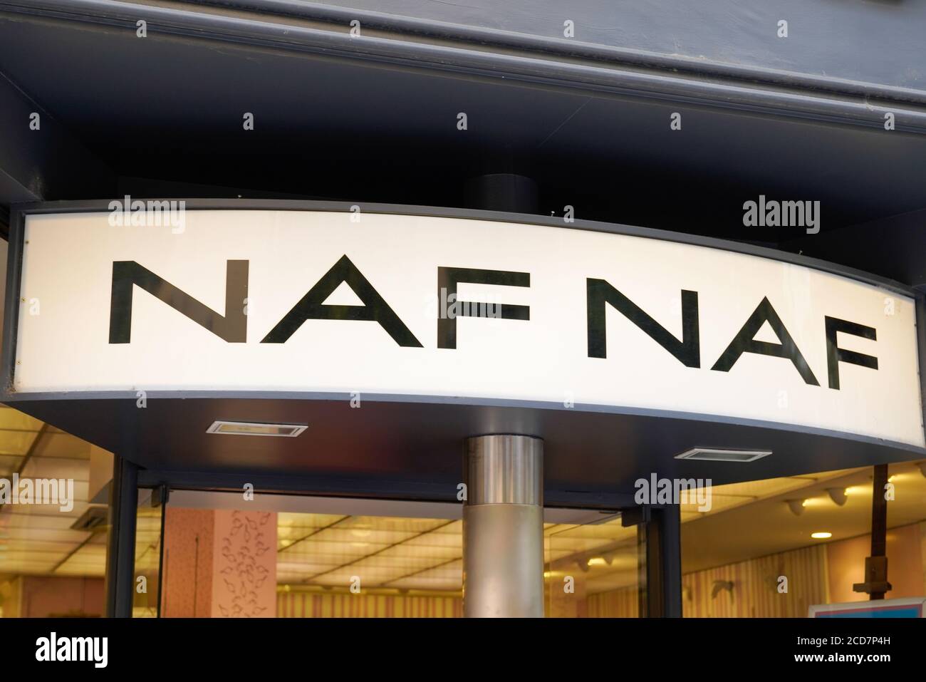 Bordeaux , Aquitaine / France - 08 16 2020 : Nafnaf sign text and logo ...