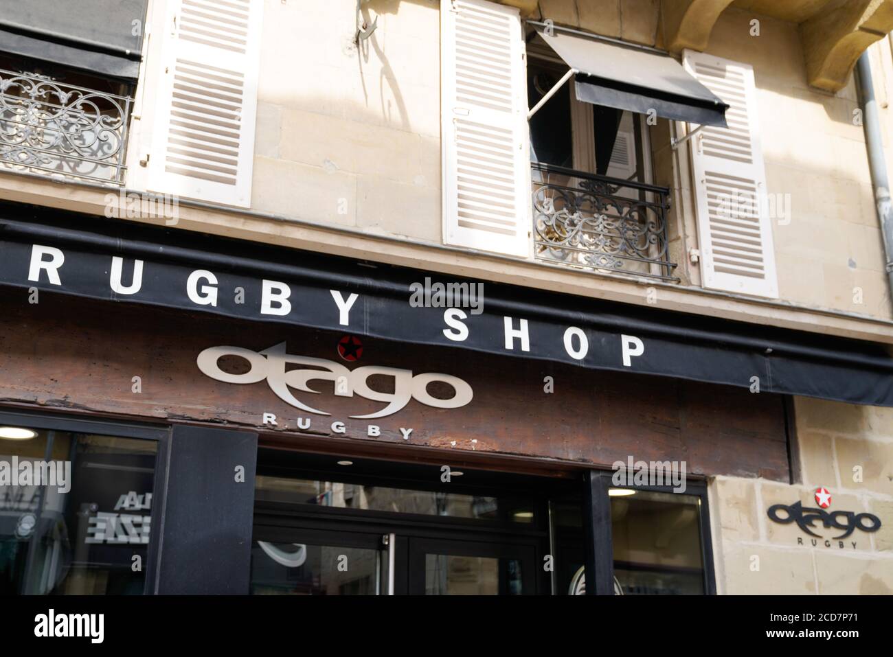 Bordeaux , Aquitaine / France - 08 16 2020 : otago logo text and shop ...