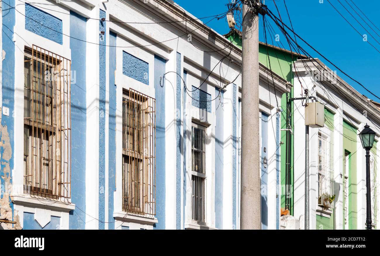 Urban architecture. Architectural style. City of Southern Brazil. Urban ...